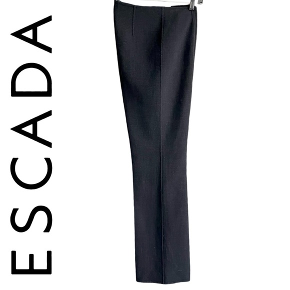 Escada | Pants & Jumpsuits | Escada Dressed Pants Straight Legs Wool ...